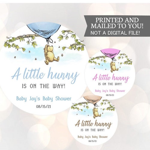 Hunny is on the Way Stickers Baby Shower Birthday Honey - Etsy