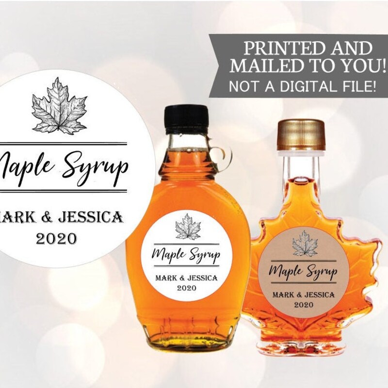 Maple Syrup Label - Etsy UK