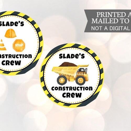 Dump Truck Stickers Construction Stickers Construction | Etsy