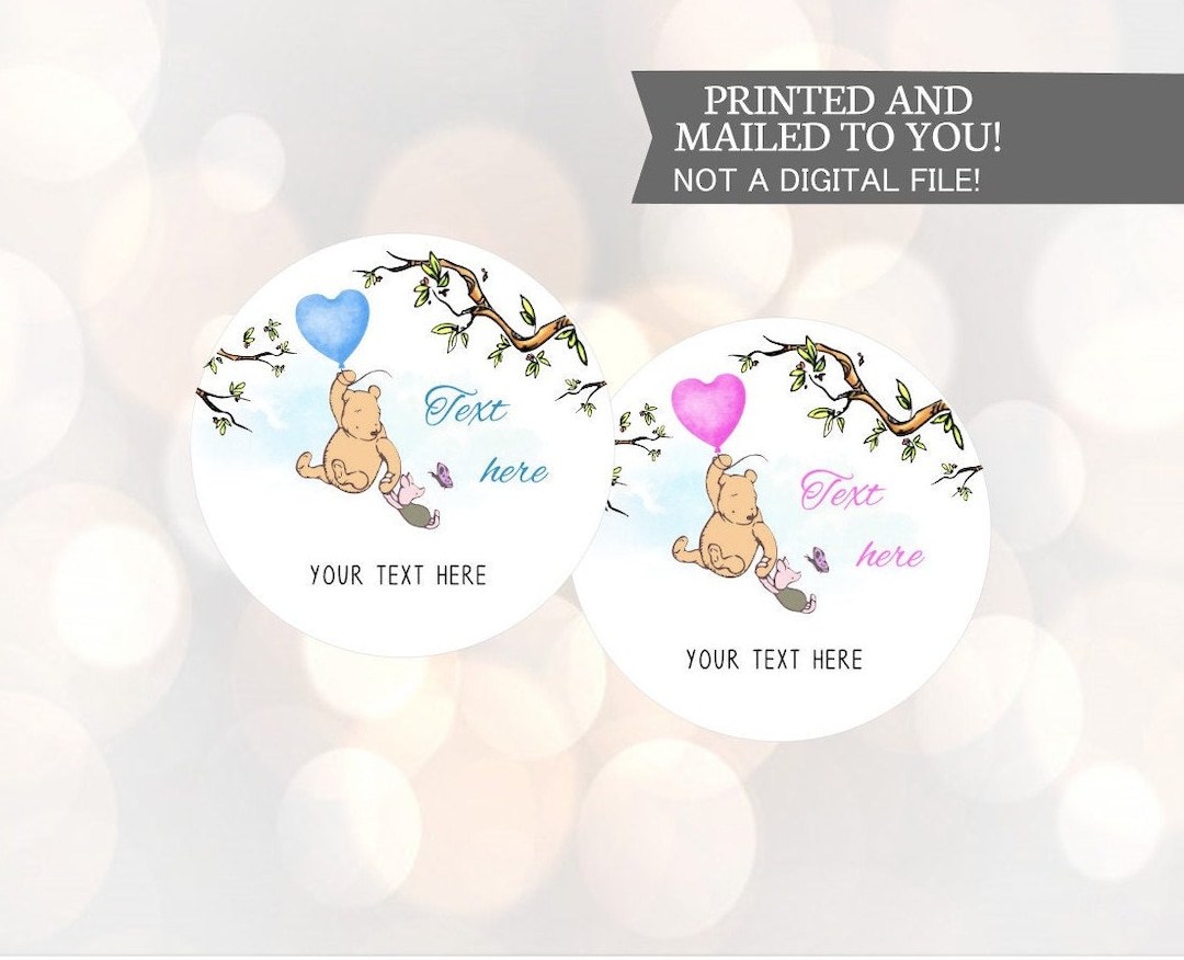 Hunny is on the Way, Stickers, Baby Shower, Birthday, Honey Favors ...