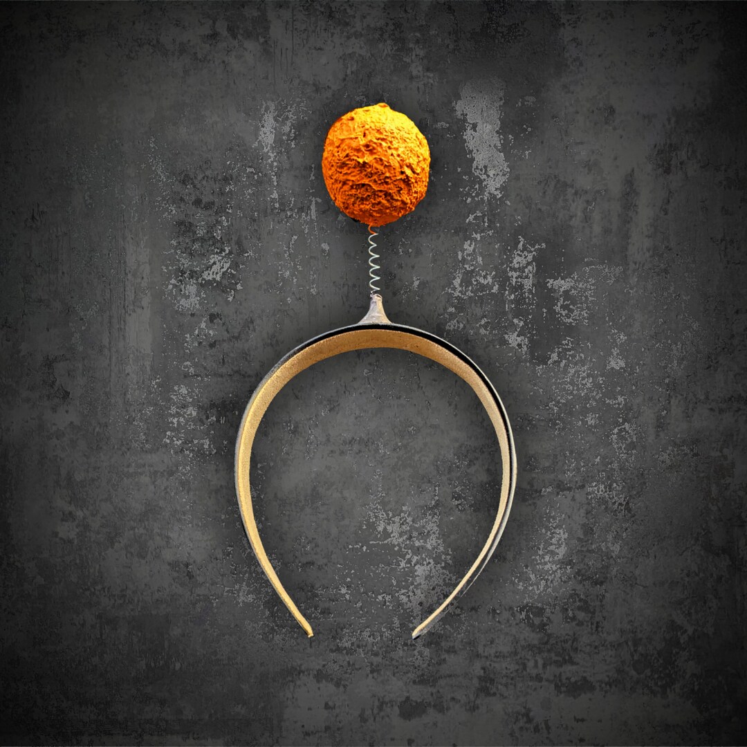 Cheese Puff/glowing Moss Ball on Spring, Mounted on Headband neon ...