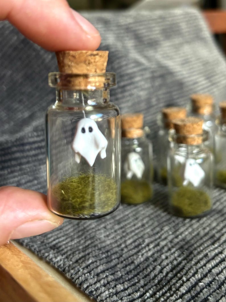 Ghost in a Jar | Mini Ghost Jar | Ghost Pet - Etsy
