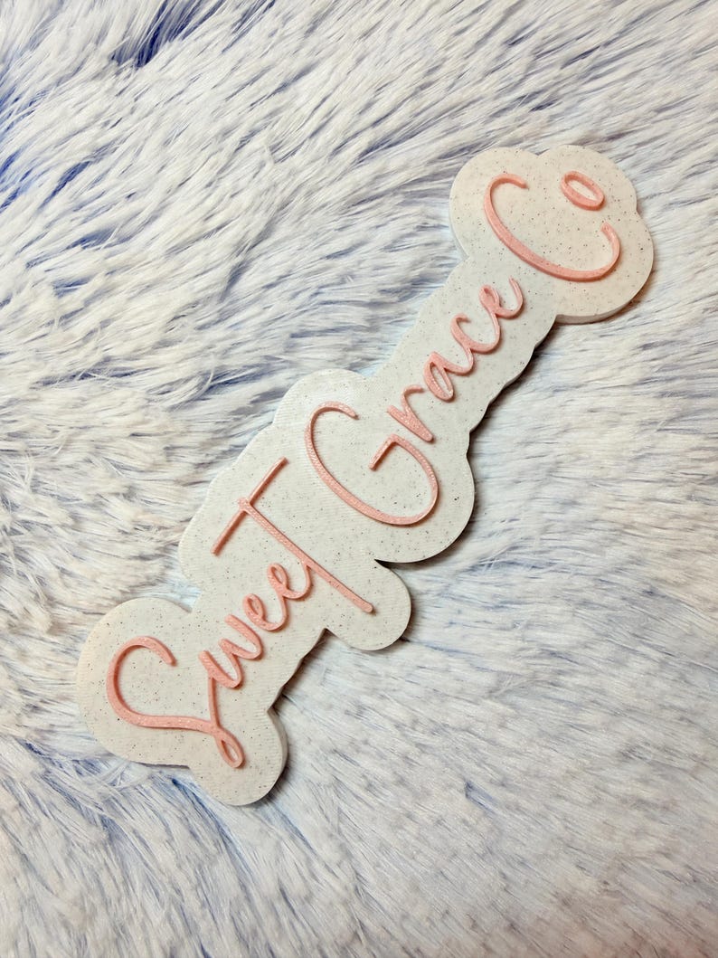 Custom 3D Printed Watermark | Marketing Photo Prop | Small Business ...