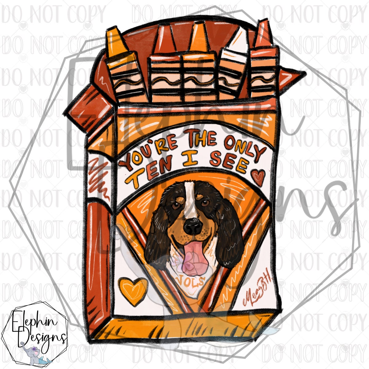 TN Vols Crayon Box Sublimation Transfer | Ready to Press - Etsy