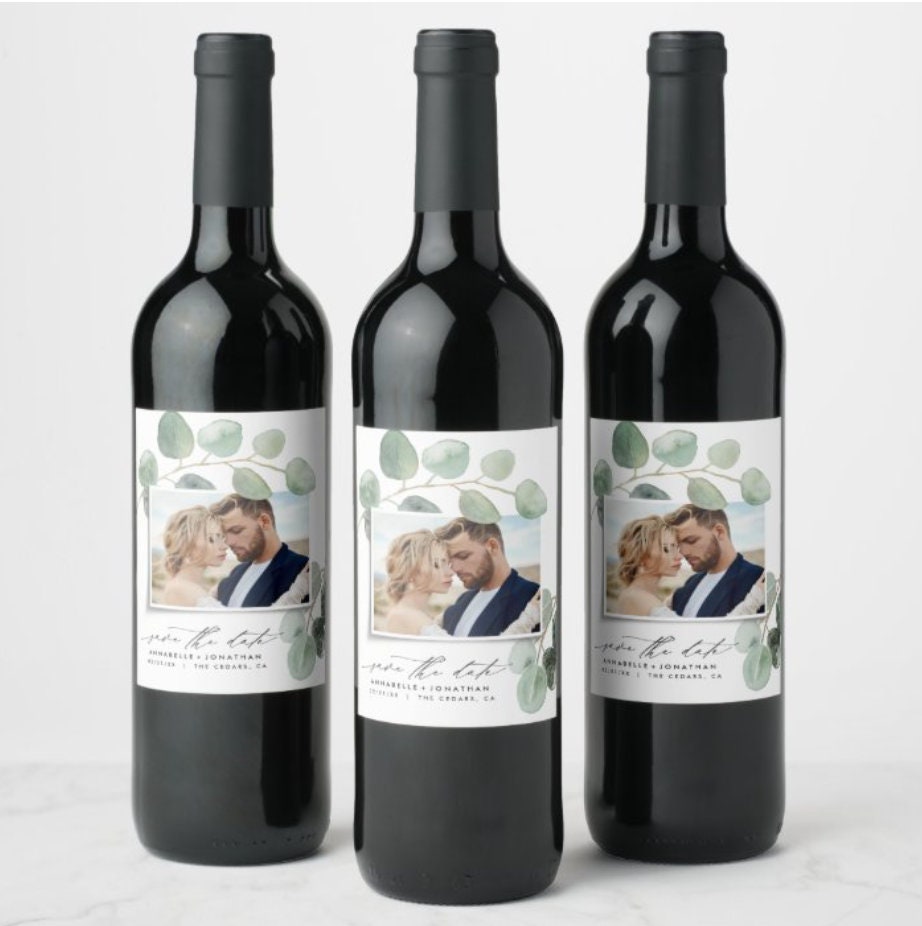 Custom Wine Label, Personalized Label, DIGITAL VERSION - Etsy