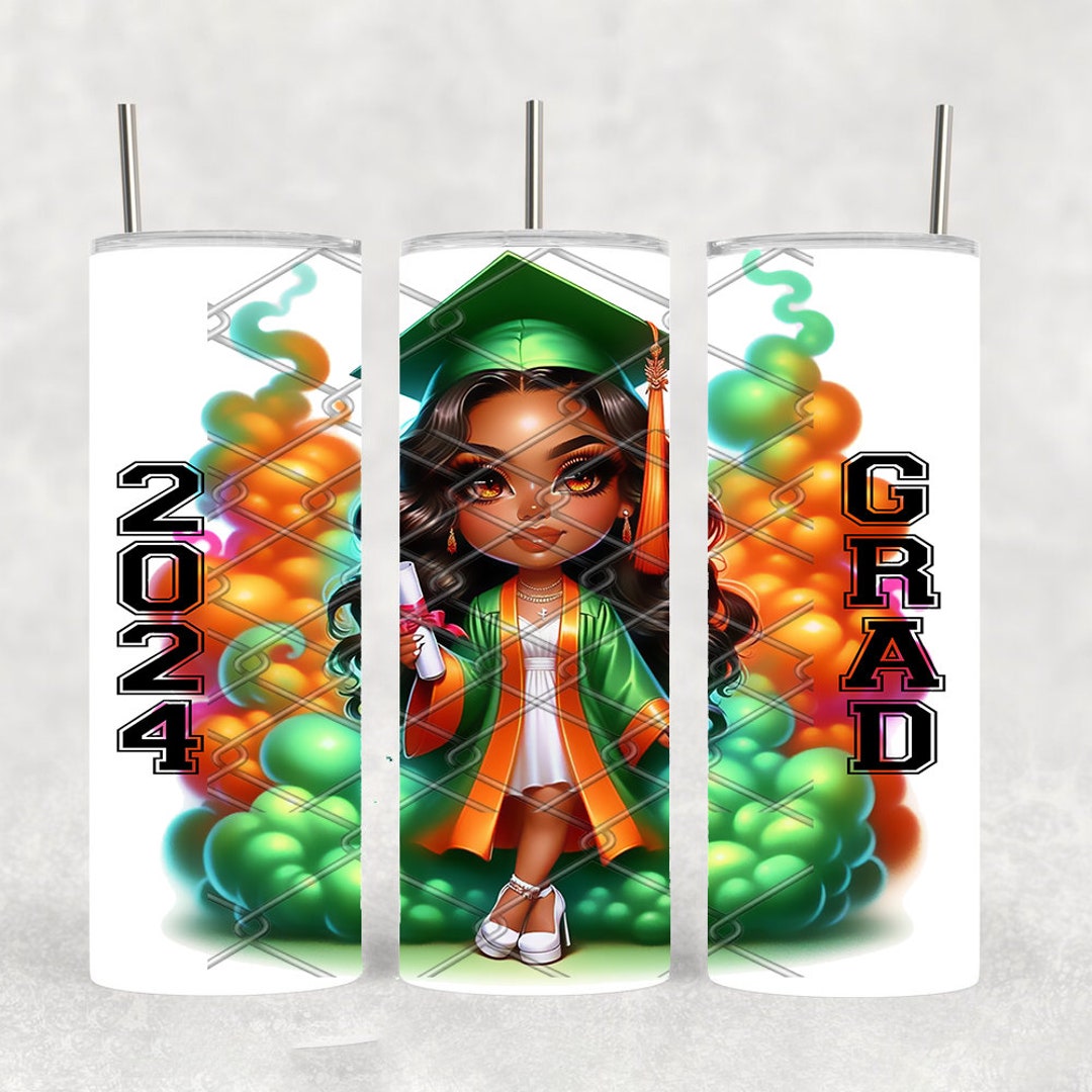 FAMU 2024 Graduate Sublimation Design, 20 Oz Skinny, 20oz Tumbler ...