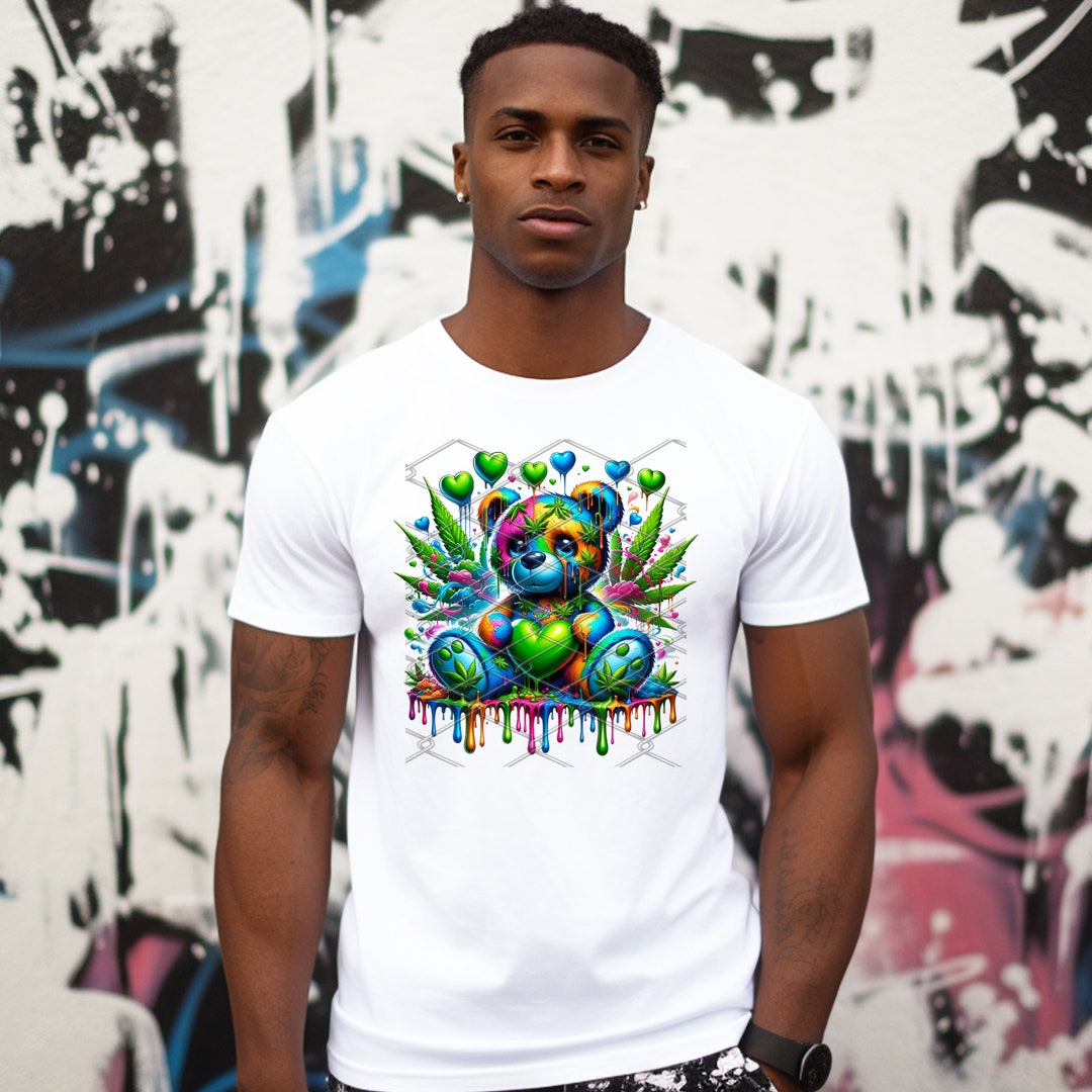 420 Neon Bear DTF Transfer - Etsy