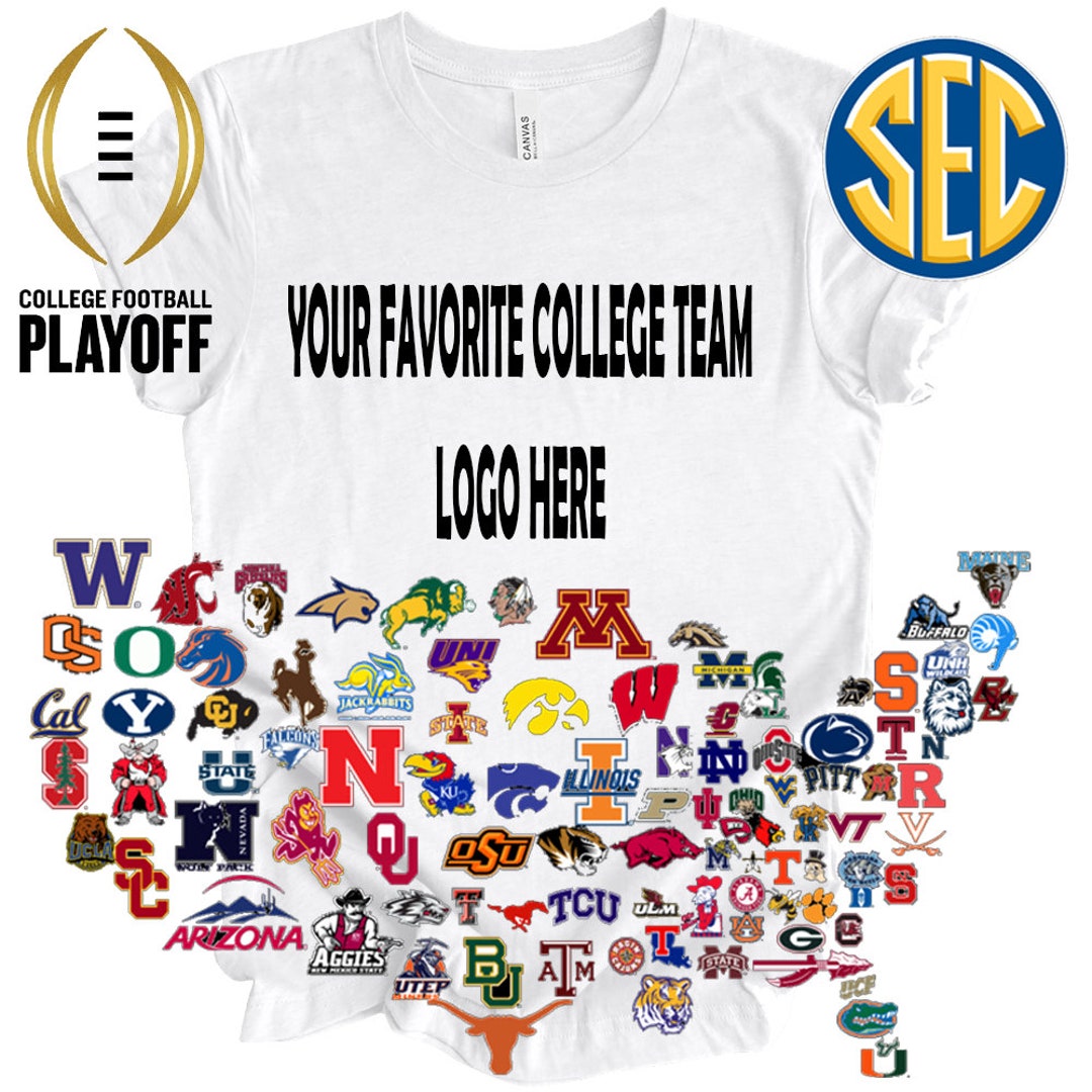 Your Custom COLLEGE FOOTBALL Artwork DTF Transfer - Etsy