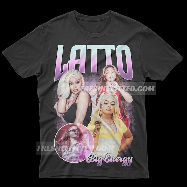 Latto Graphic T Shirt - Etsy UK