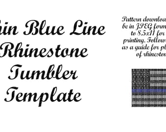Thin Blue Line Font - Etsy