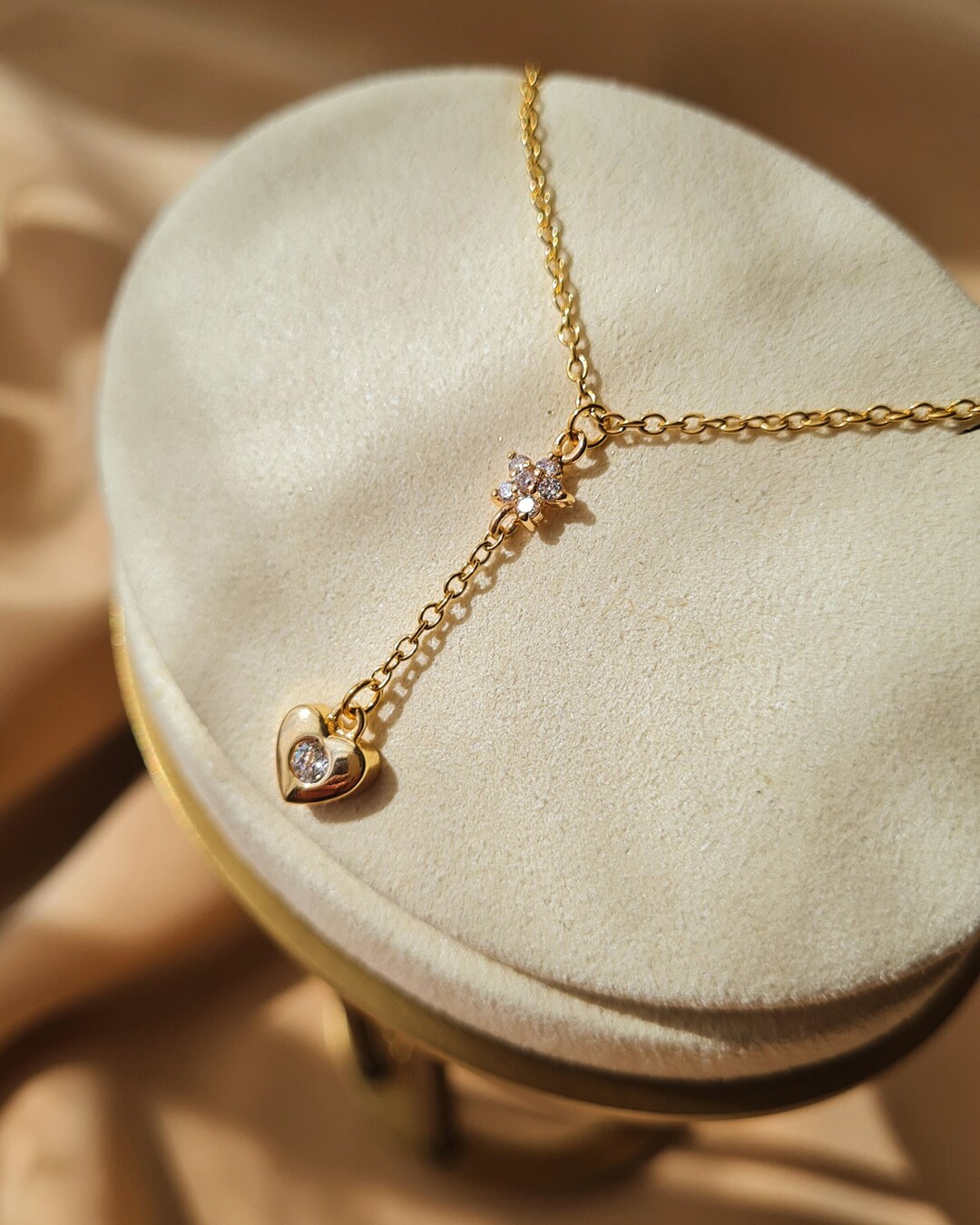 Collier chaîne fine or acier inoxydable pendentif plongeant petite ...