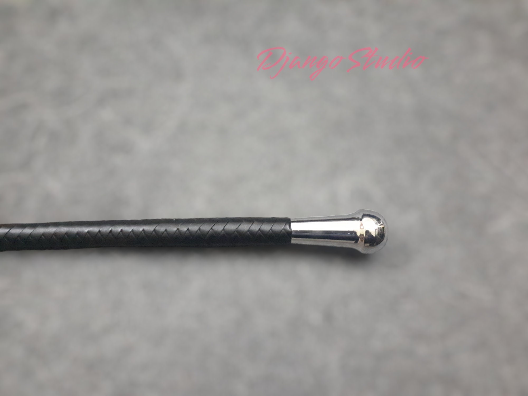 Handmade Leather Whip, 30" Braided Bullwhip Flogger With Steel End - Etsy
