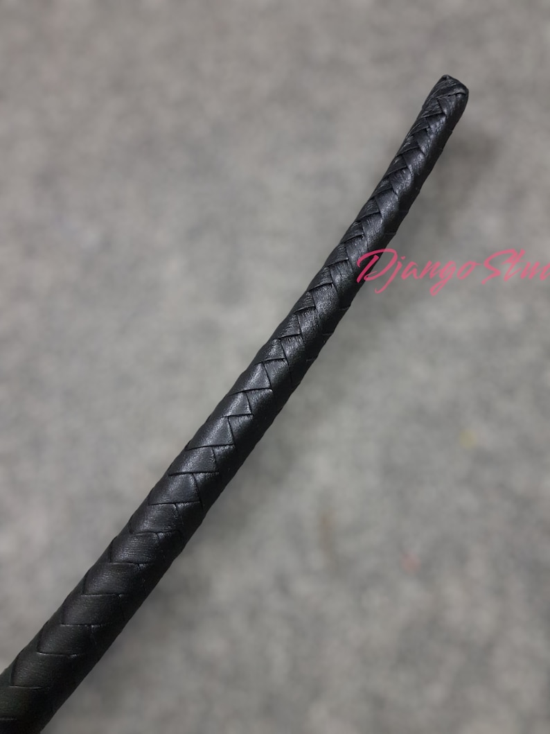 Handmade Leather Whip, 30" Braided Bullwhip Flogger With Steel End - Etsy