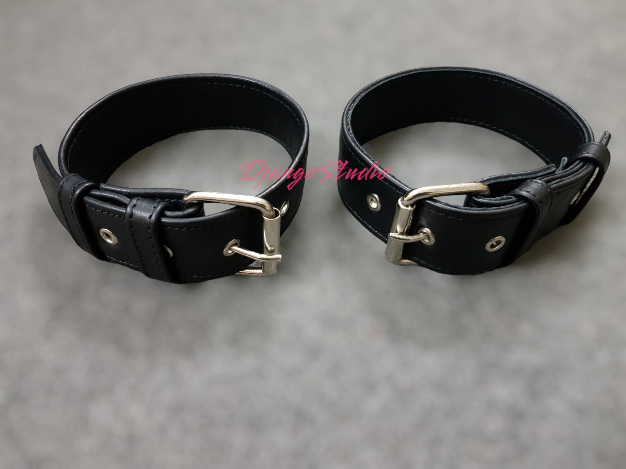 Brand New Black Leather Bicep Strap With Men Leather Adjustable Chest ...