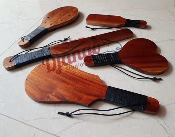 Pure Hardwood Spanking Paddle 5 Pcs Set Wood Slapper Adult - Etsy