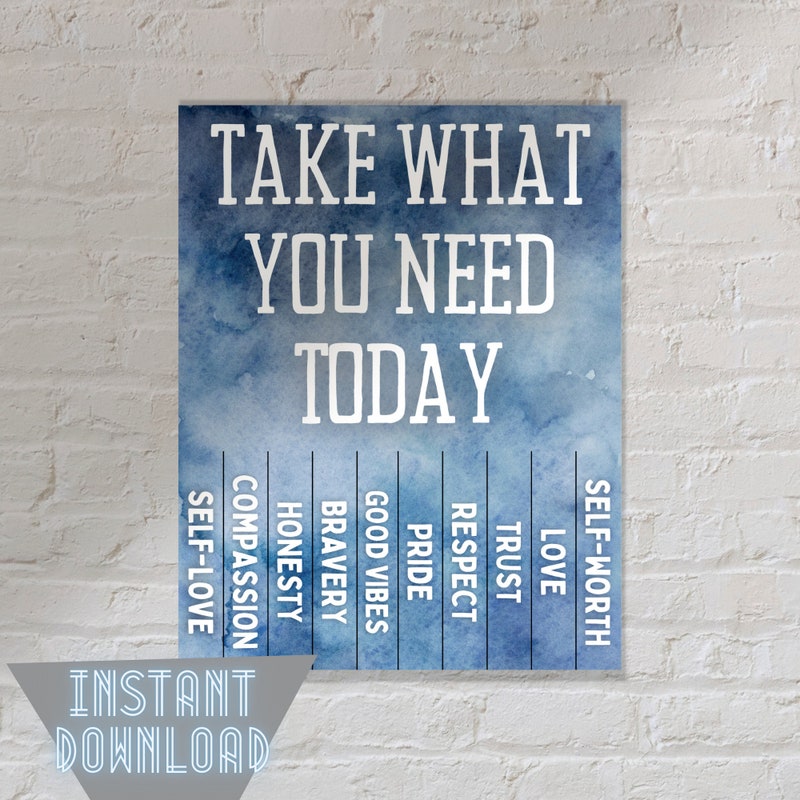 Take What You Need Sign - Etsy
