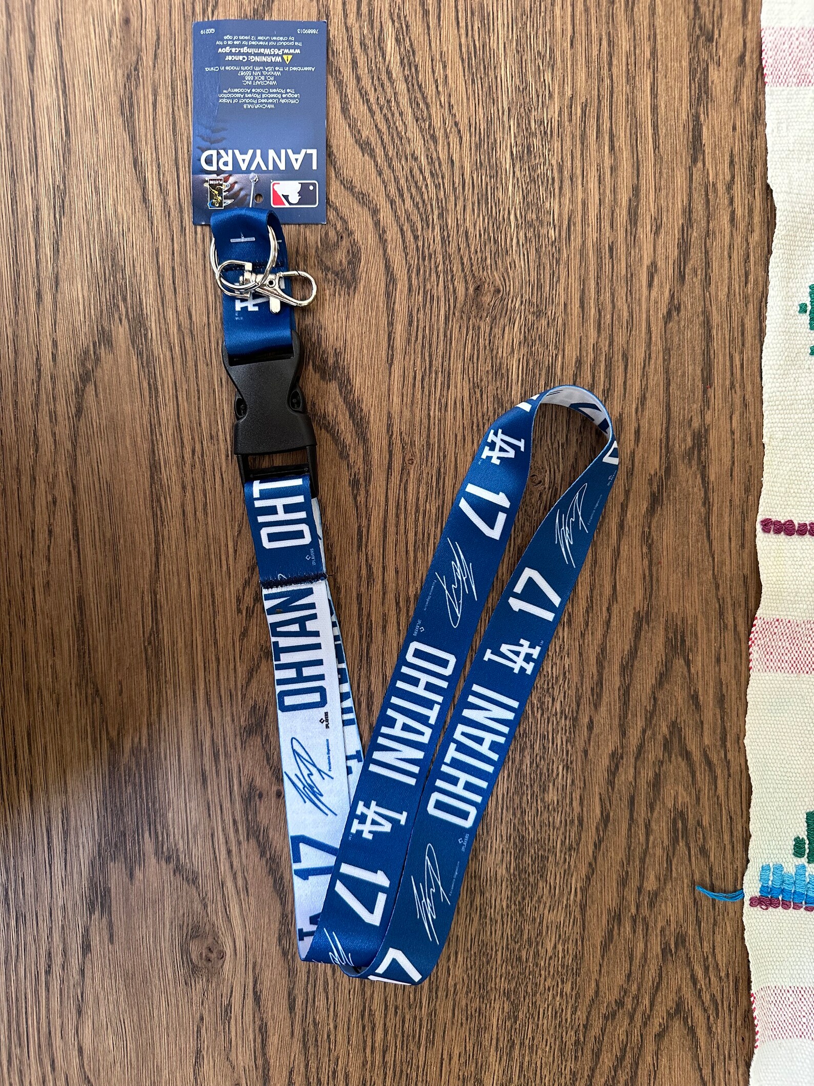 Ohtani Dodgers Lanyard- Badge Holder - Etsy