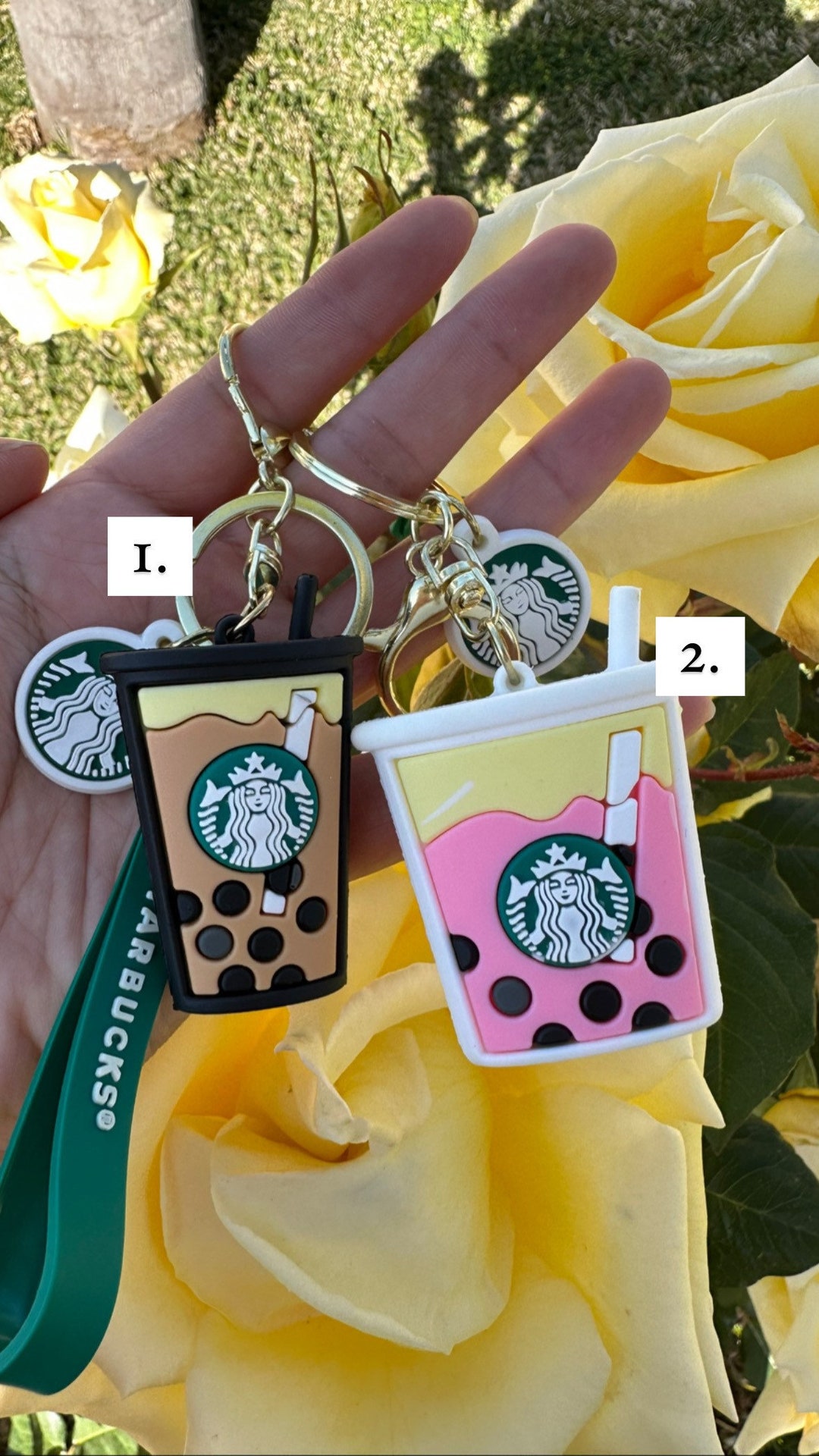 Starbucks Frappe/ Frappuccino Boba Keychain - Etsy