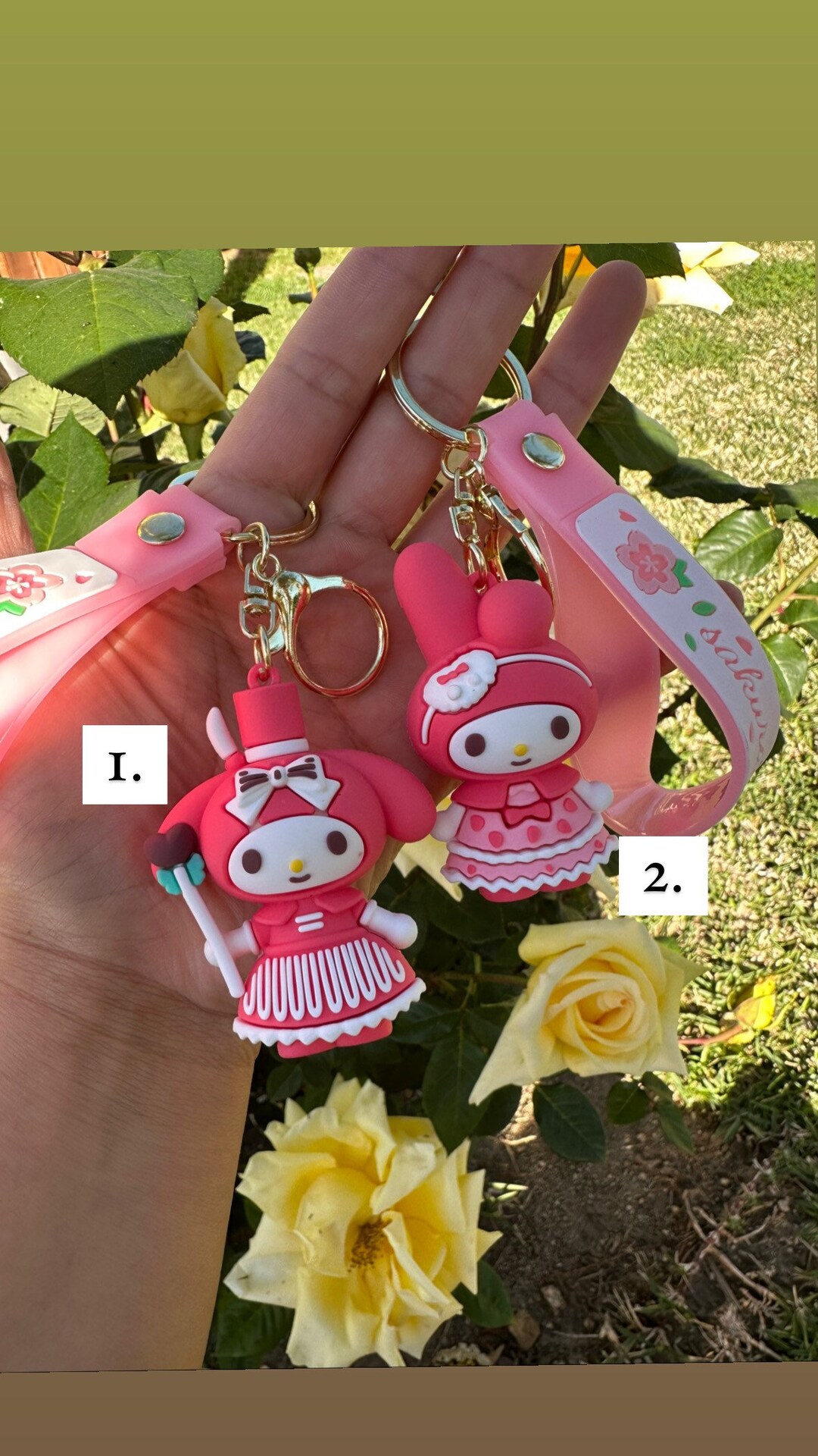 My Melody Key Chain - Etsy