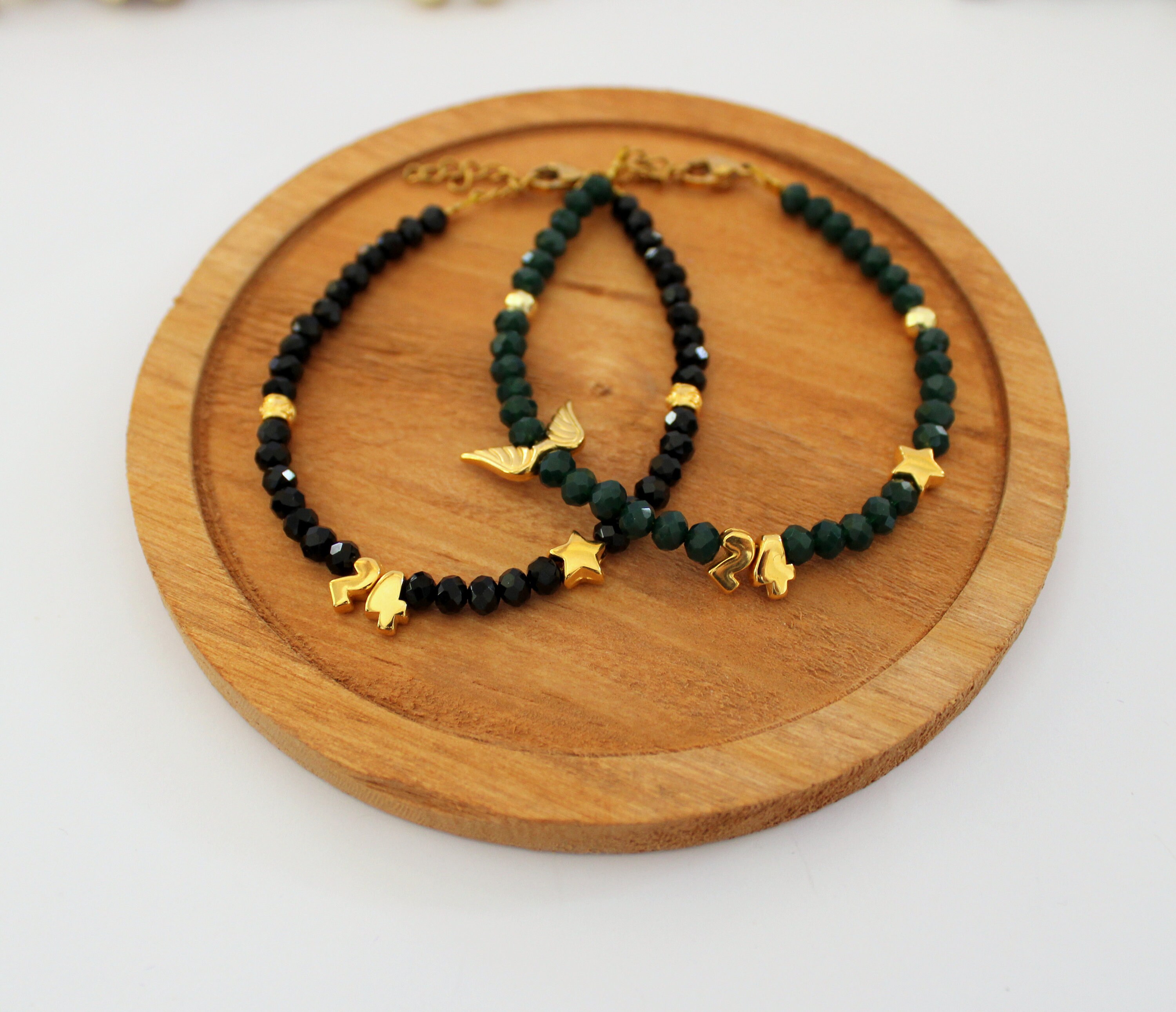 Lucky 2024 Charm Bracelet, 2024 Bracelet, Crystal Beaded Bracelet, Greek Gouri, Lucky Bracelet ...