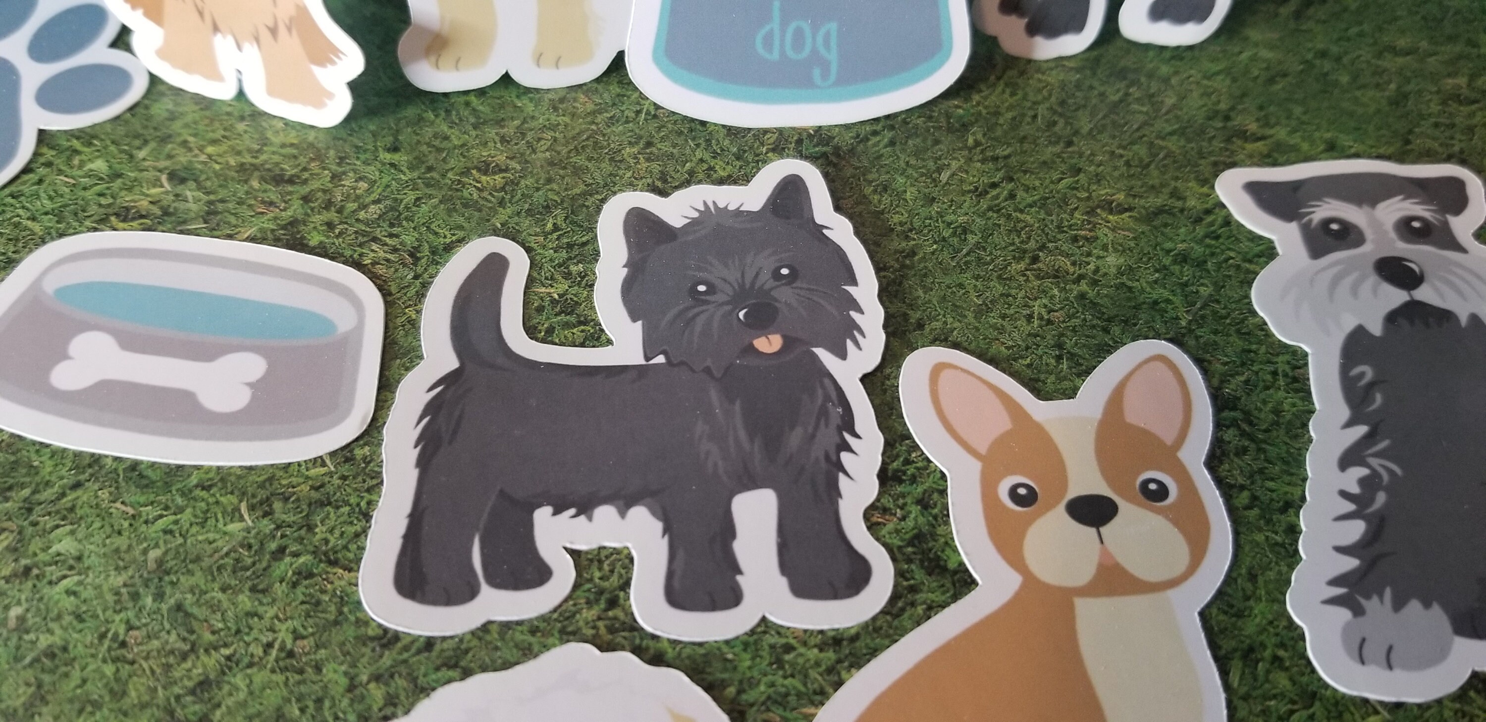 Assorted Small Dog Stickers 14 Pack | Etsy
