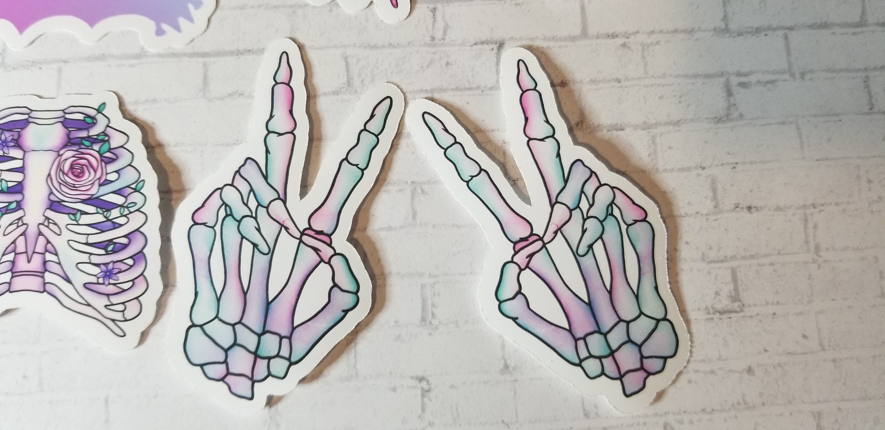 Creepy Cute Pastel Macabre Stickers 13 Pack - Etsy