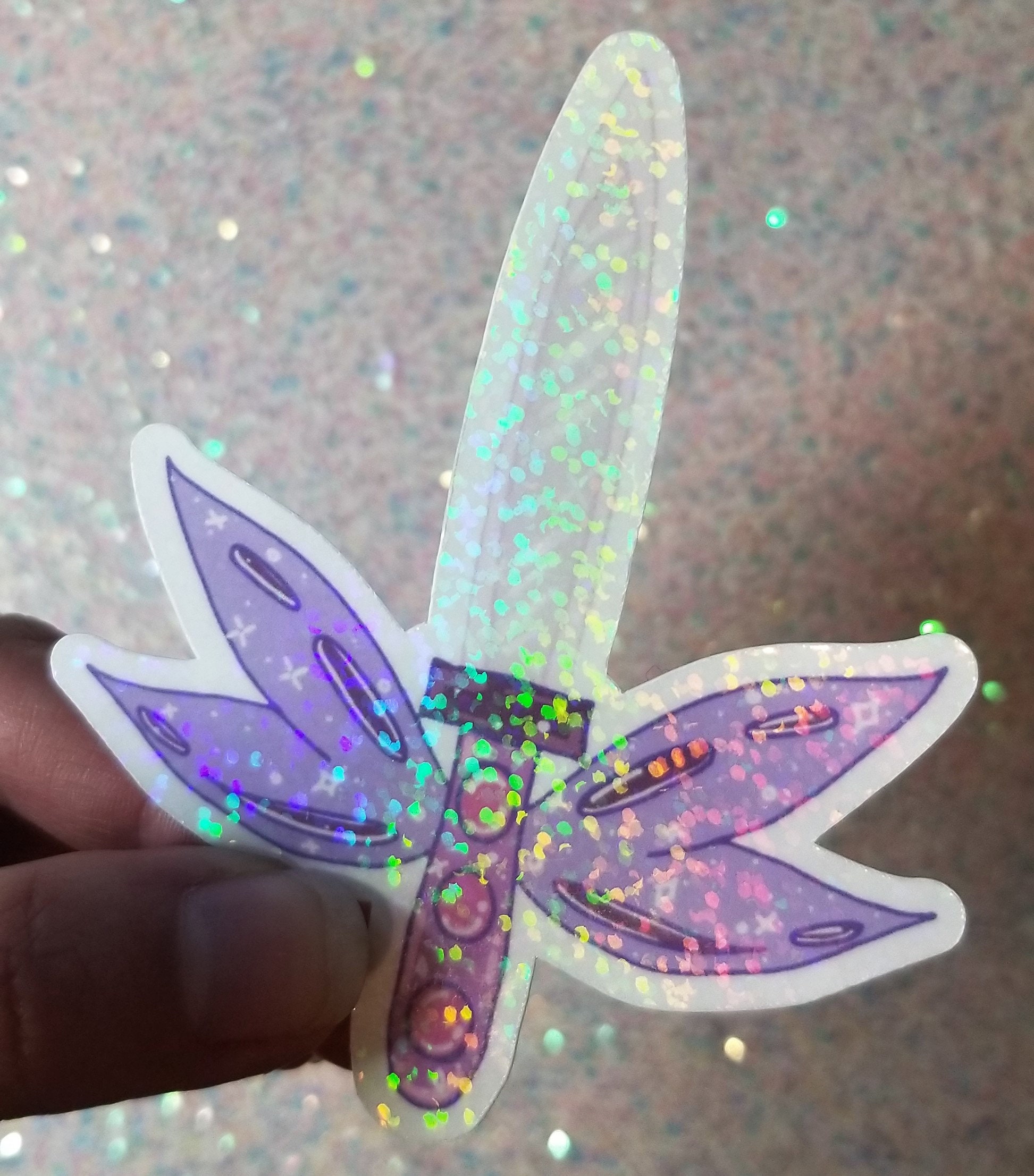 Mythical Kawaii Pink and Purple Fairy Dagger Sticker - Etsy