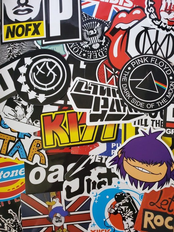 Assorted Rock Stickers 10 Pack - Etsy UK