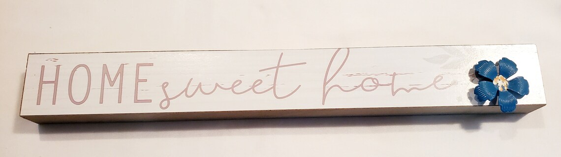 Home Sweet Home Block Sign - Etsy