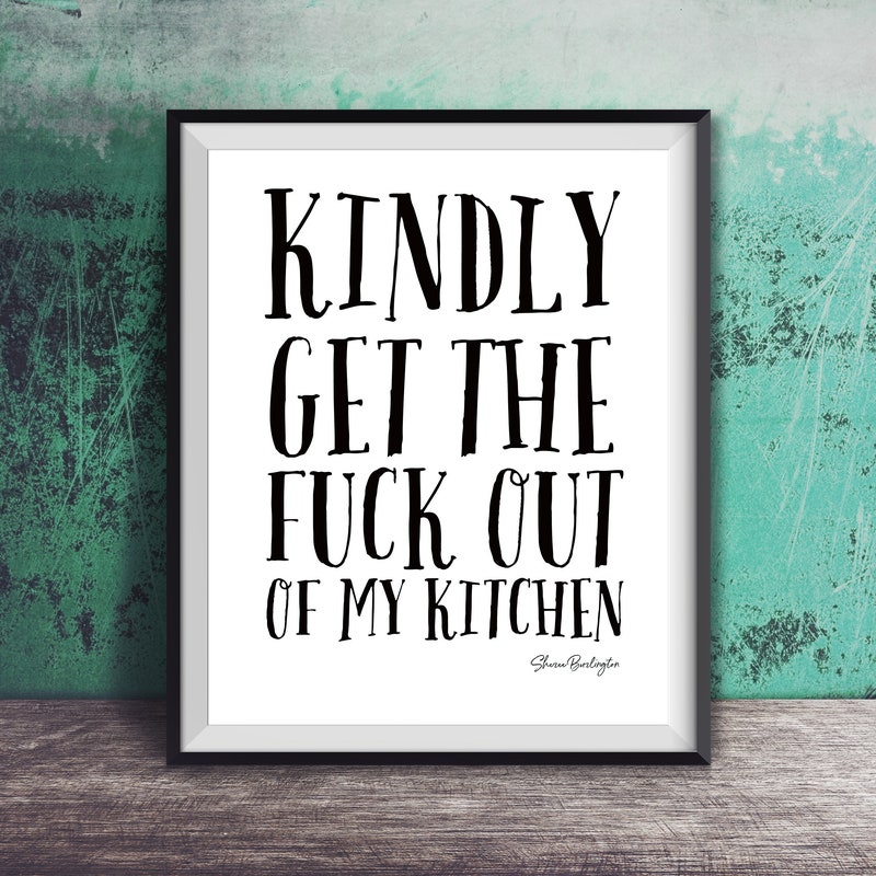 Funny Kitchen Sign - Etsy
