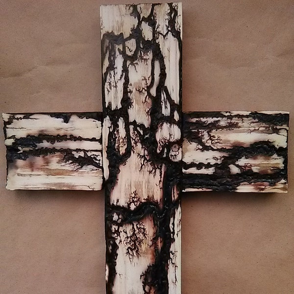Wood Burned Cross - Etsy