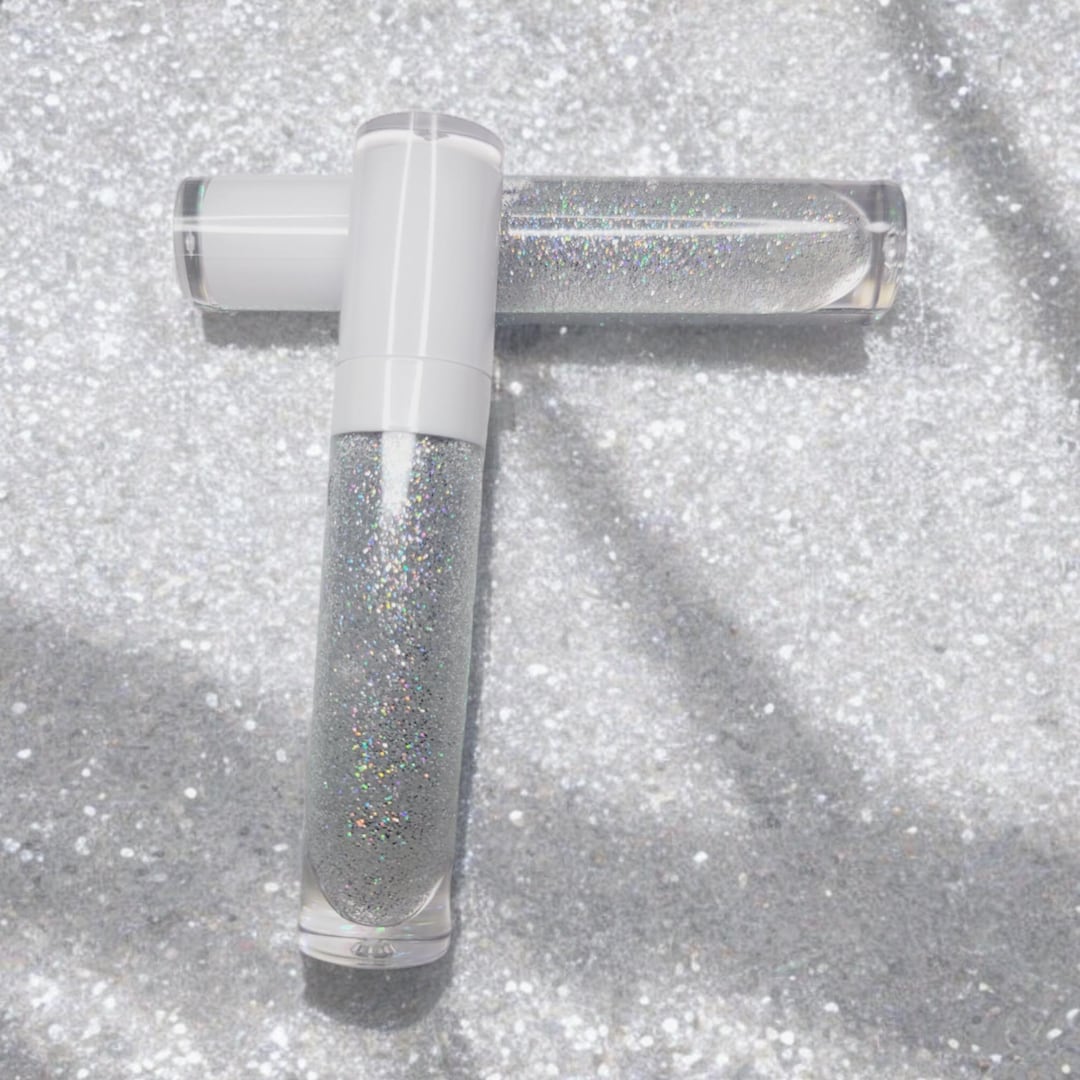 Holographic Silver Lip Gloss - Etsy