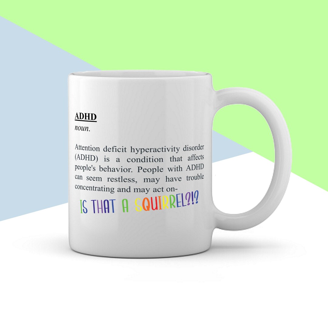 ADHD Definition Mug Attention Deficit Hyperactivity Disorder - Etsy UK