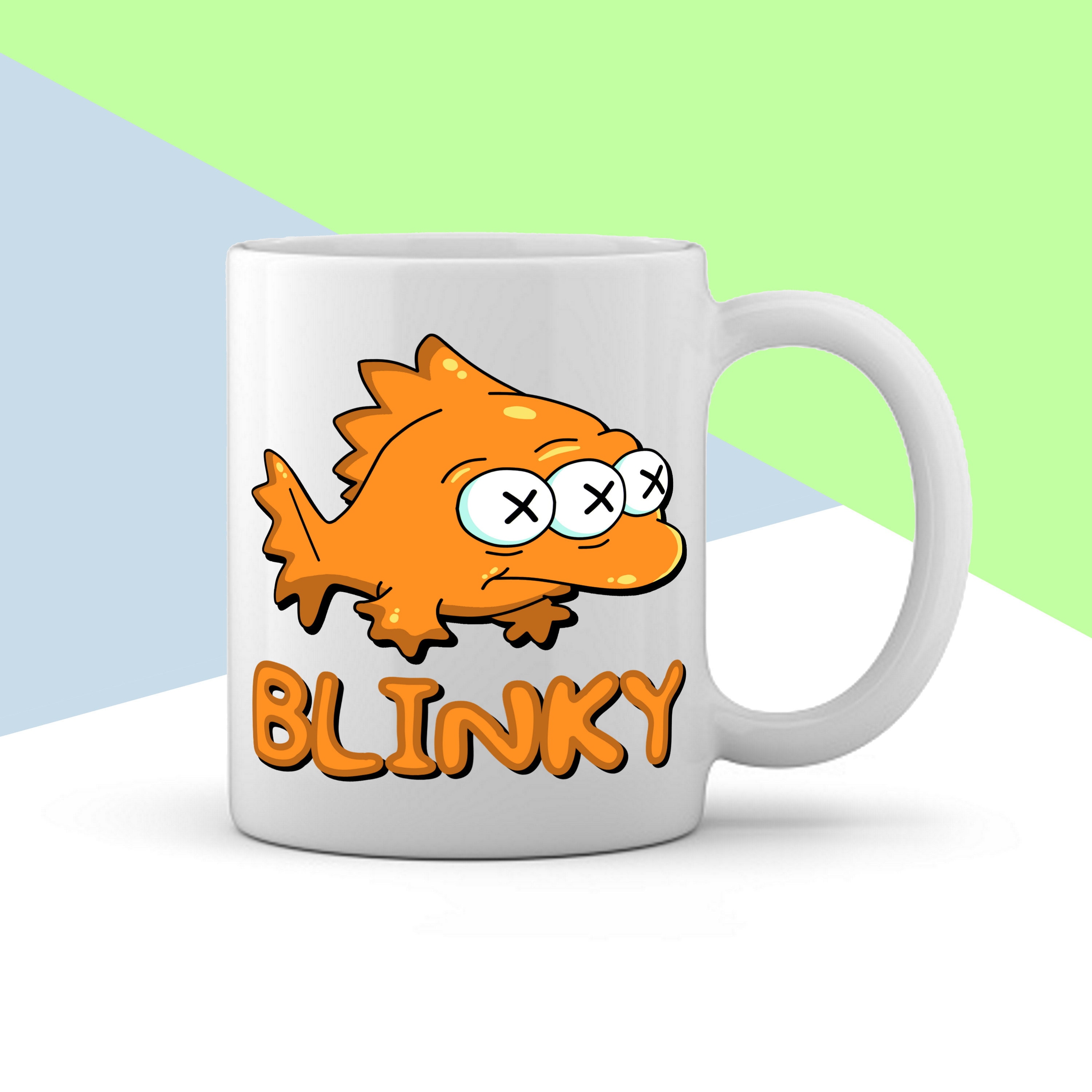 Blinky the Three Eyed Fish Mug the Simpsons Mutated Fish Mug - Etsy Norway
