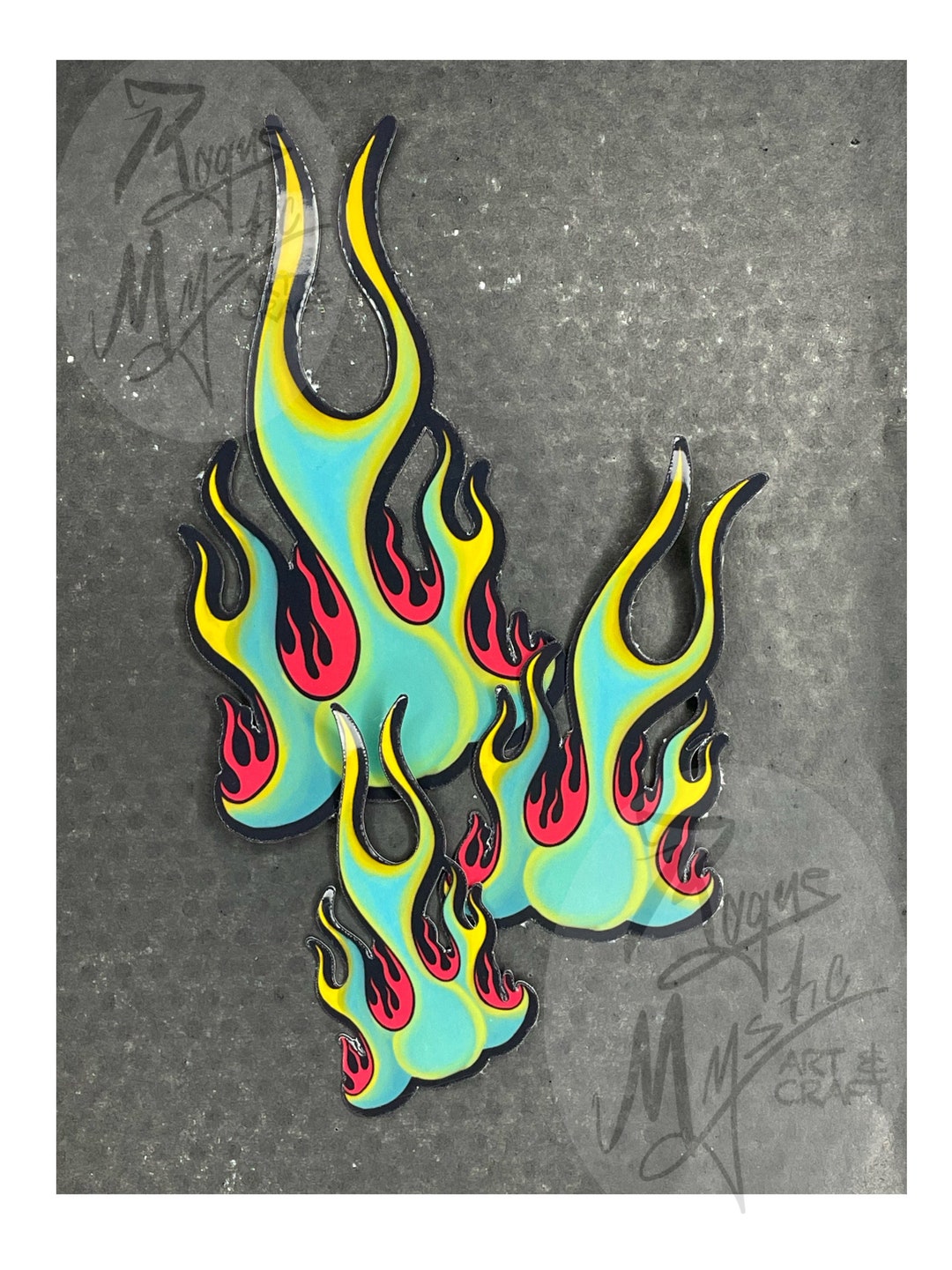 Linkin Park Chester Flames - Etsy
