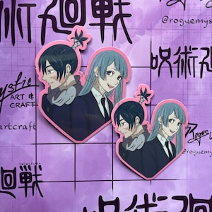 JJK Stickers - Miwa and Mechamaru Stickers - Relationship Stickers ...