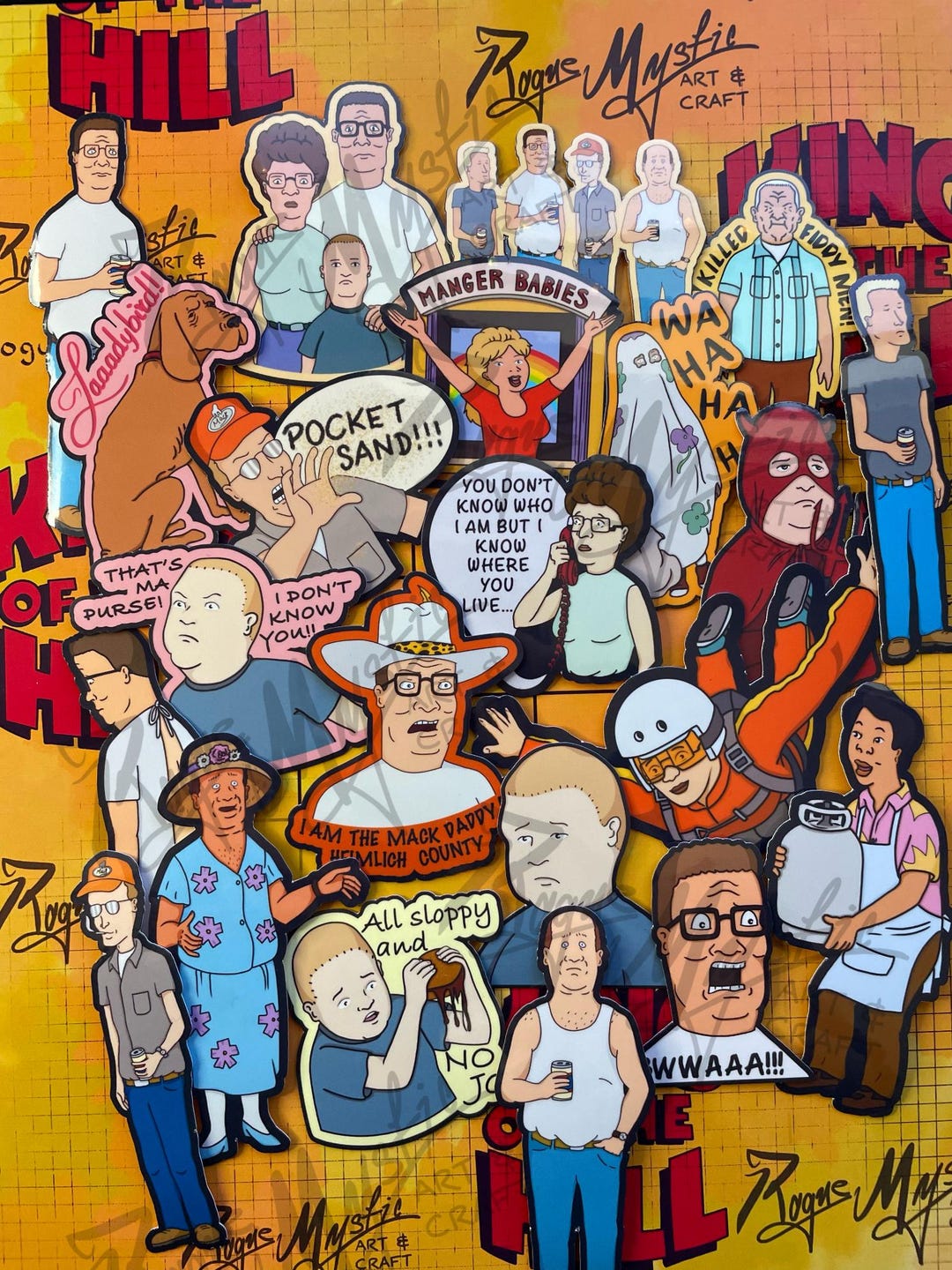 King of the Hill Stickers-funny Stickers-quote Stickers- Bobby Hill ...