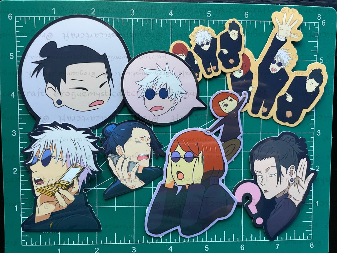 JJK Stickers Gojo Stickers Shoko Stickers Geto Stickers - Etsy