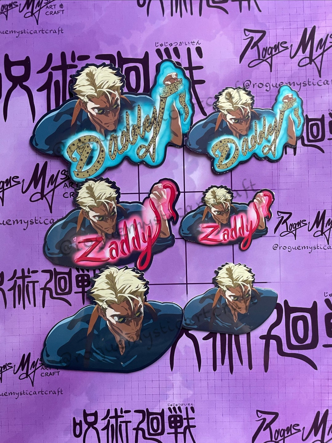 JJK Stickers - Nanami Stickers - Anime Men Stickers - Daddy Stickers - Etsy
