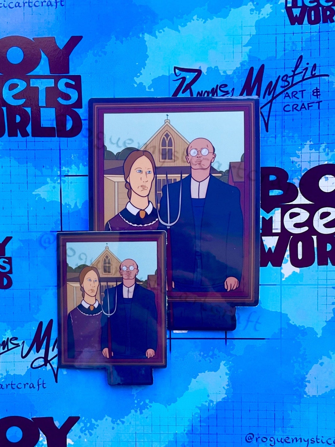 Eric Mathews Sticker Farmer Painting Disguise Sticker Boy Meets World ...