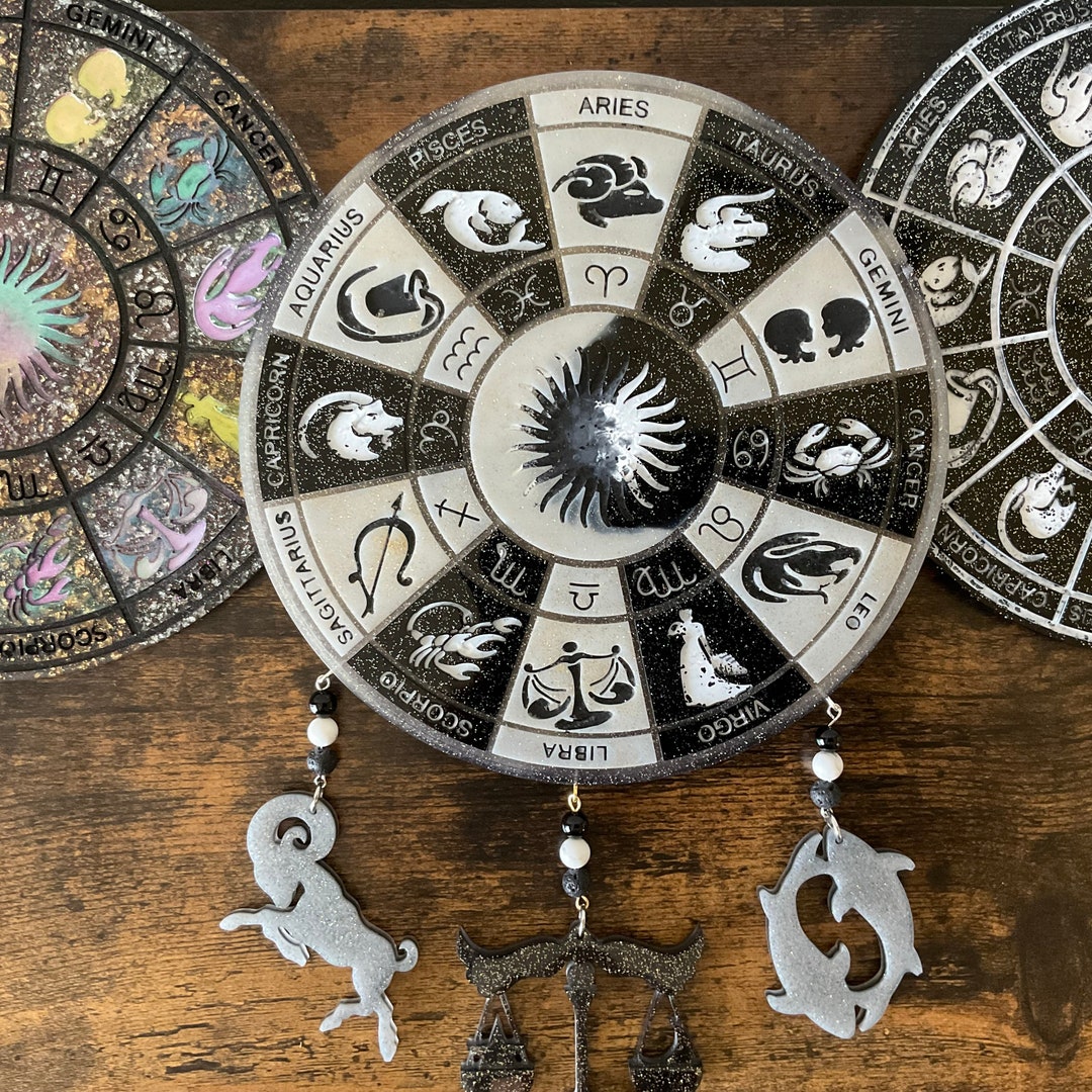 Zodiac Wheel Décor - Etsy