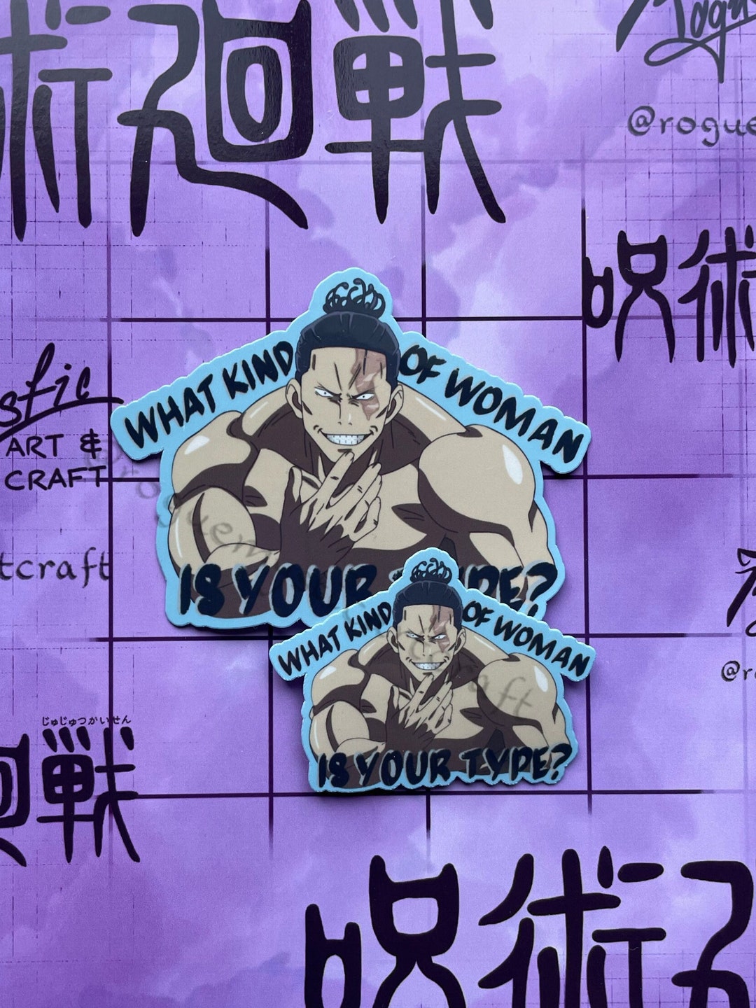 JJK Stickers - Todo Stickers - What's Your Type? Stickers - Anime ...