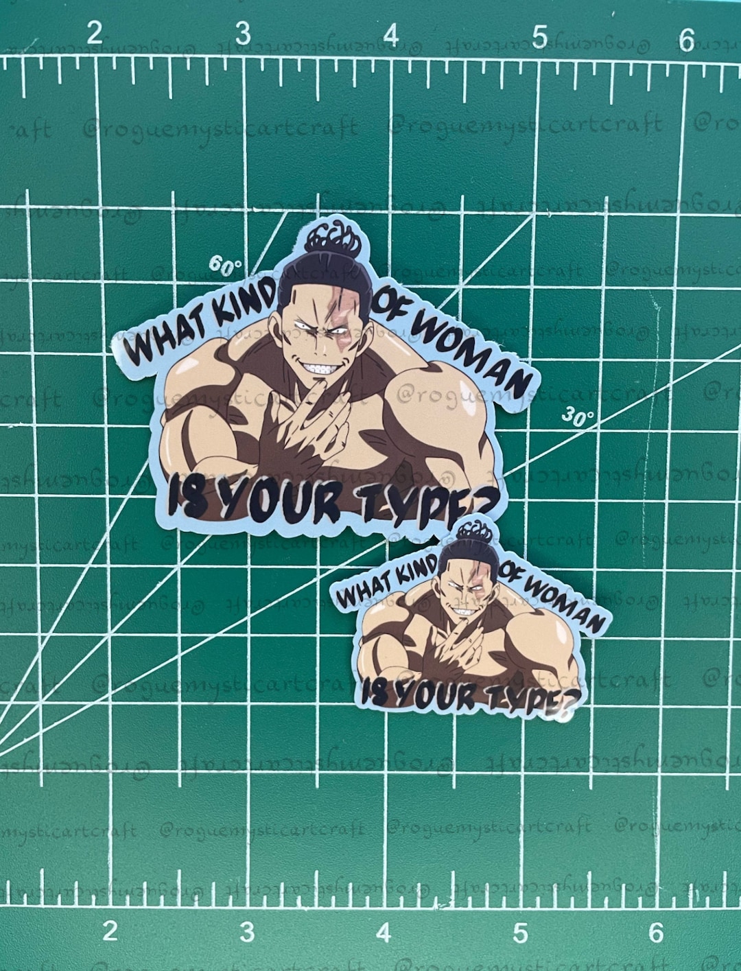 JJK Stickers Todo Stickers What's Your Type Stickers - Etsy