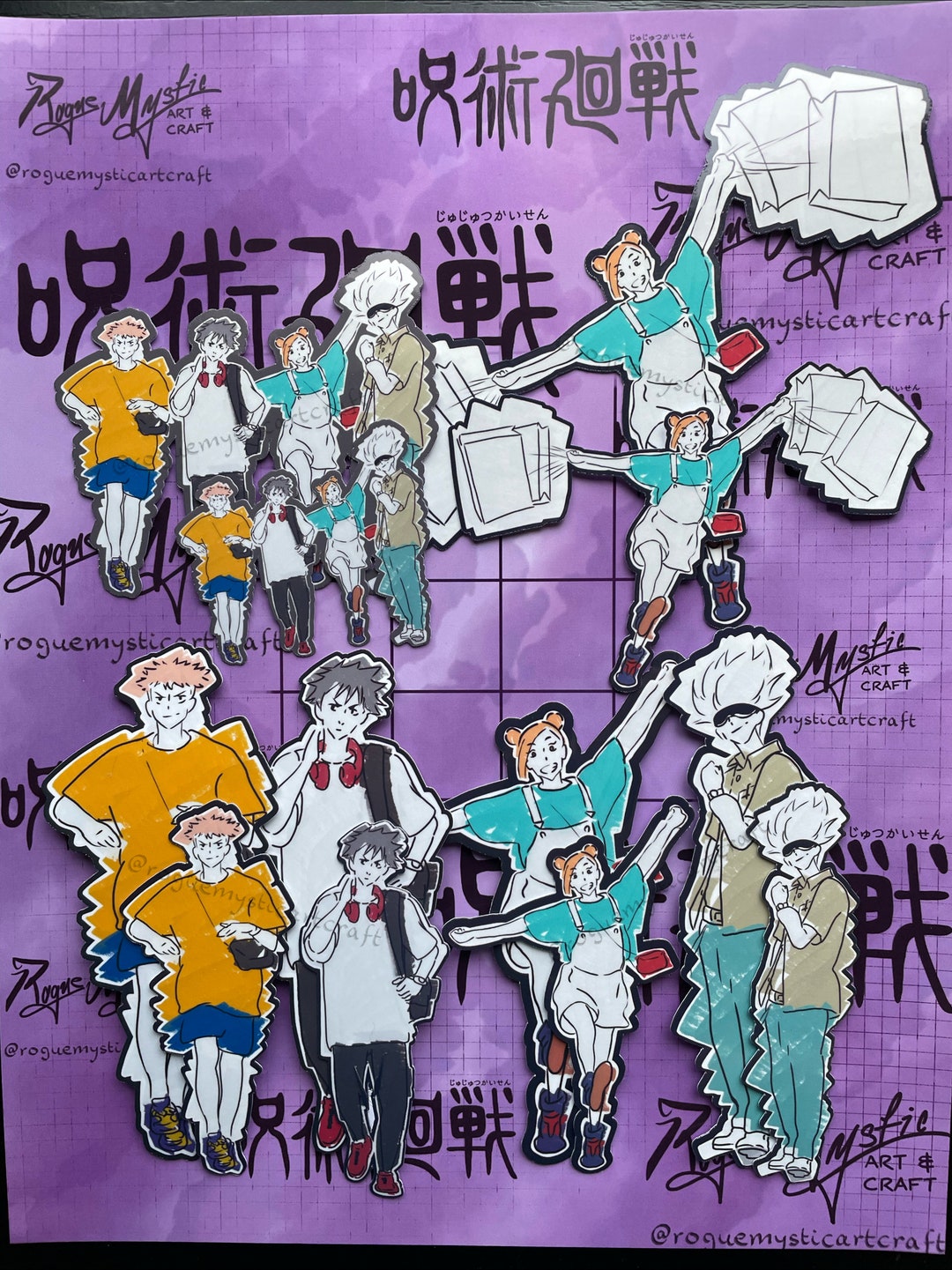 JJK Stickers - Lost in Paradise Stickers - Anime Stickers - Gojo ...