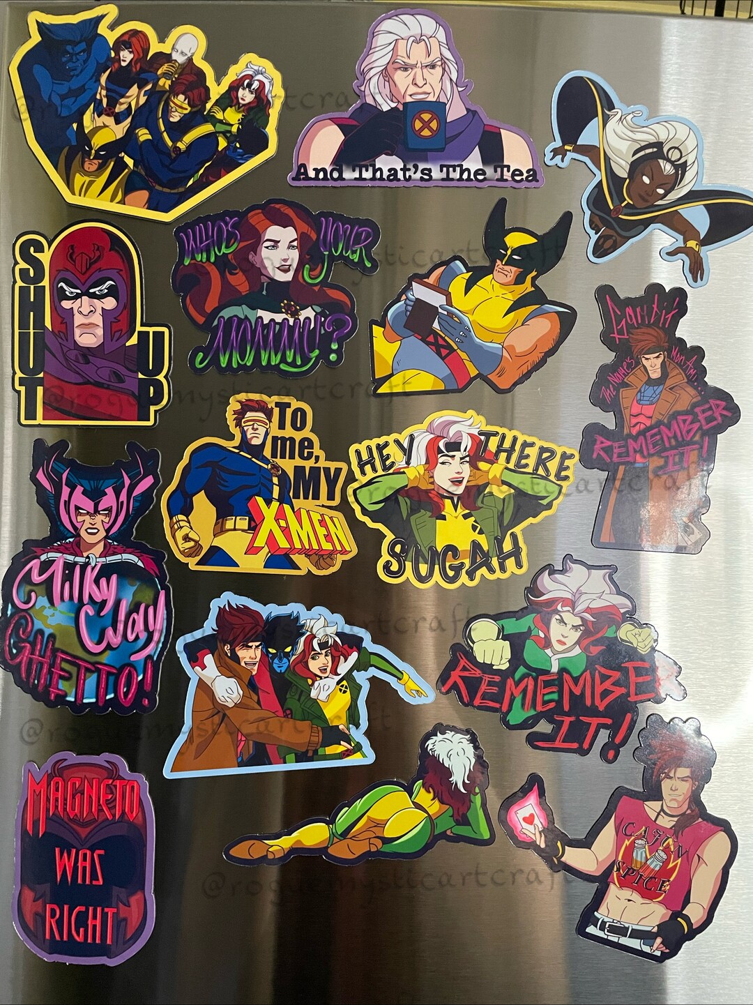 Xmen Magnets - Xmen 97' - Animated Series - Comic Book Characters ...
