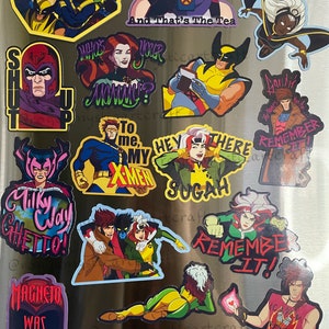 Xmen Magnets - Xmen 97' - Animated Series - Comic Book Characters ...