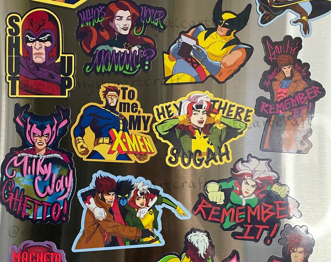 Xmen Magnets - Xmen 97' - Animated Series - Comic Book Characters ...
