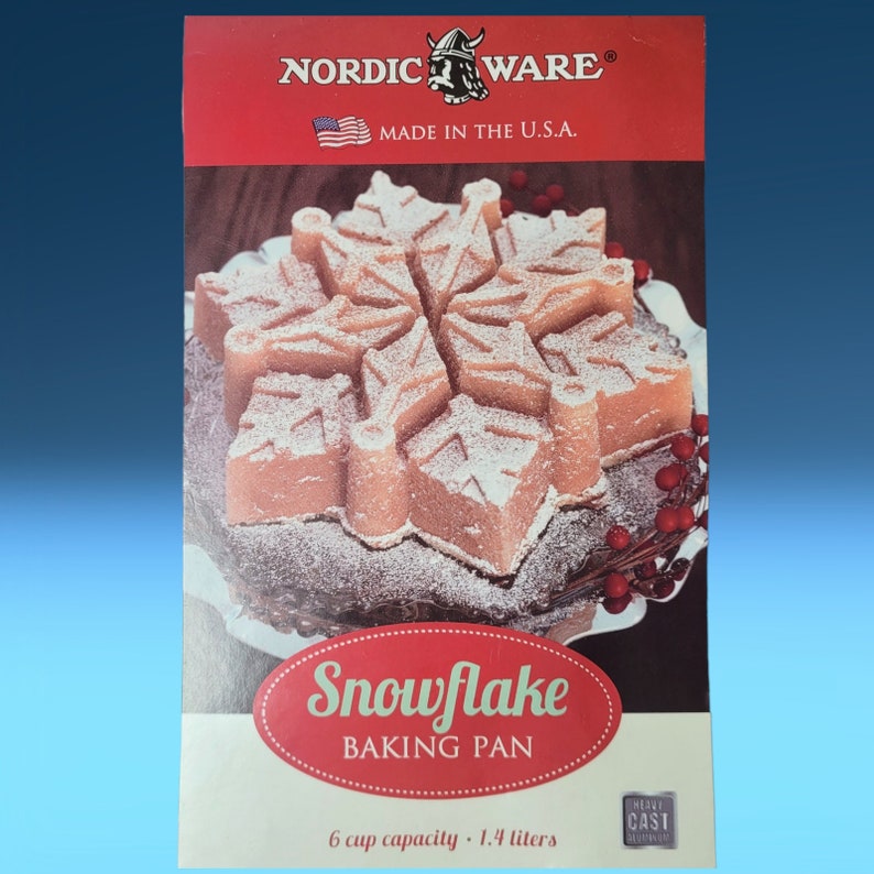 New Nordic Ware Christmas Winter Snowflake Shortbread Baking Cast ...