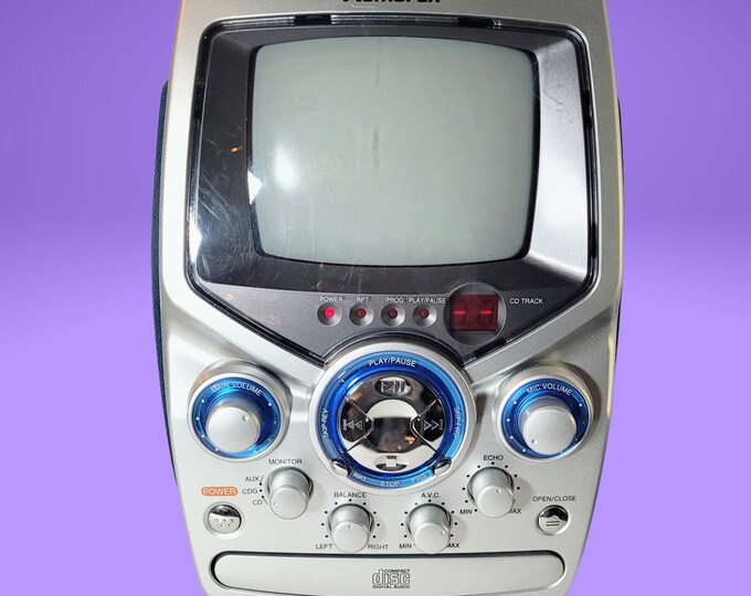 Vintage Memorex MKS8501 Karaoke System Monitor CD Graphics 5.5" CD ...