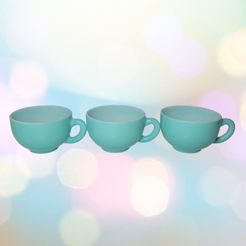 Hazel Atlas Turquoise - Etsy